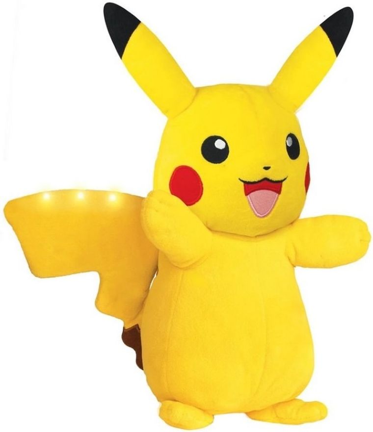 Pokemon, Pikachu, Power Action, maskotka interaktywna, 31 cm - smyk.com